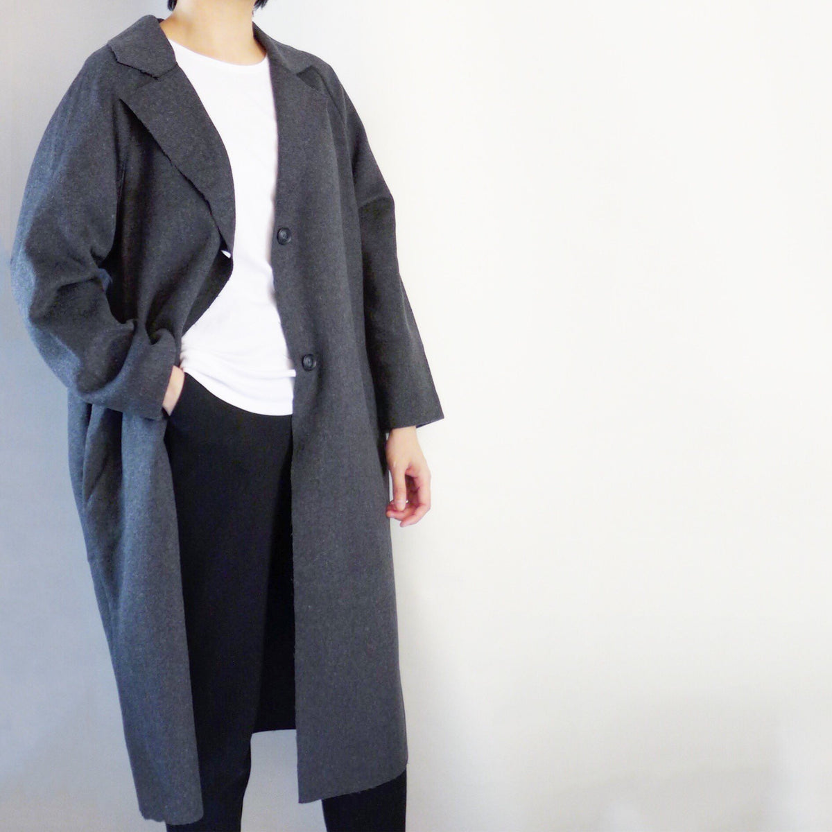Raw Cut Wool Coat (more colors available) – The NEUTRAL Studio